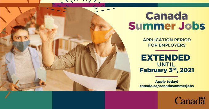 Canada Summer Jobs – Extension for Apllications – Tourism Strong